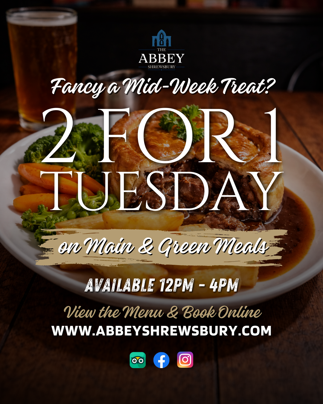 The Abbey, Shrewsbury - Vik's Pubs LTD